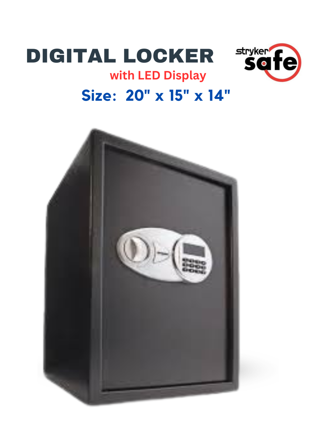 Large Digital Home Safe Black – Cash Safe Locker in Pakistan, Security ...