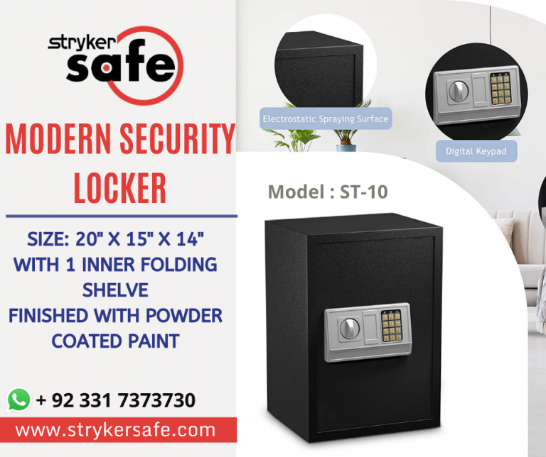 Digital Safe Electronic Locker Large – Cash Safe Locker in Pakistan ...